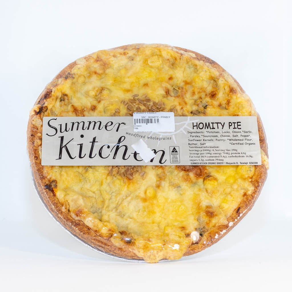 SUMMER KITCHEN HOMITY PIE FAMILY SIZE – The Organic Grocery Store