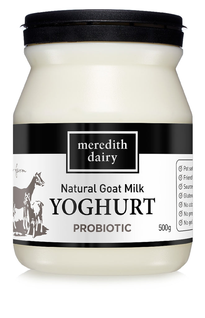 MEREDITH GOAT YOGHURT 500G – The Organic Grocery Store